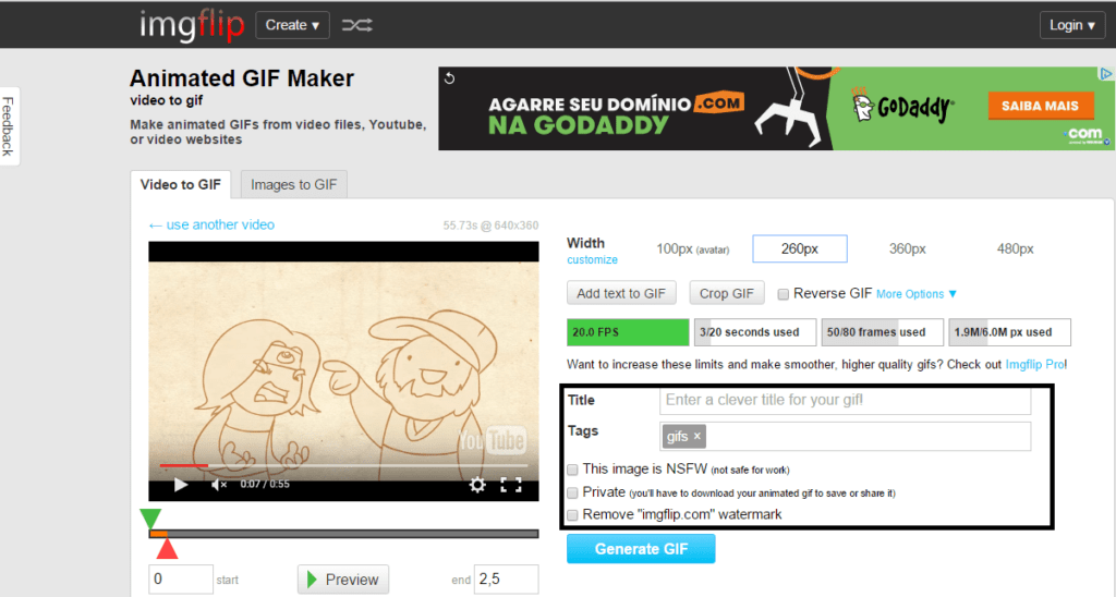 Como criar GIFs com vídeos do YouTube | AppTuts