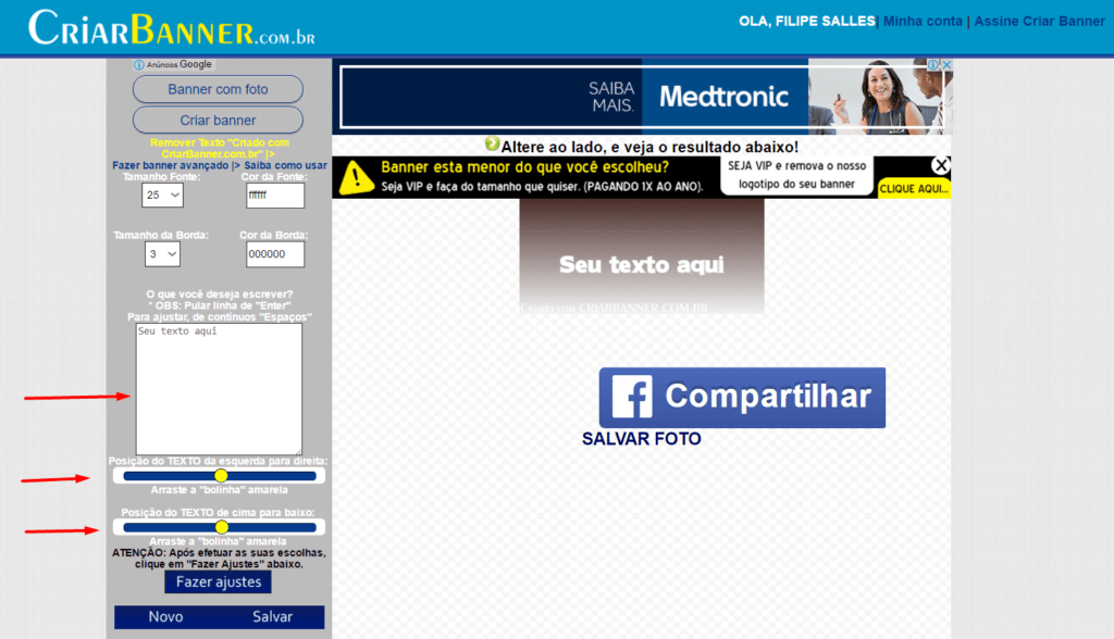Como criar banners usando o site CriarBanner.com.br | AppTuts